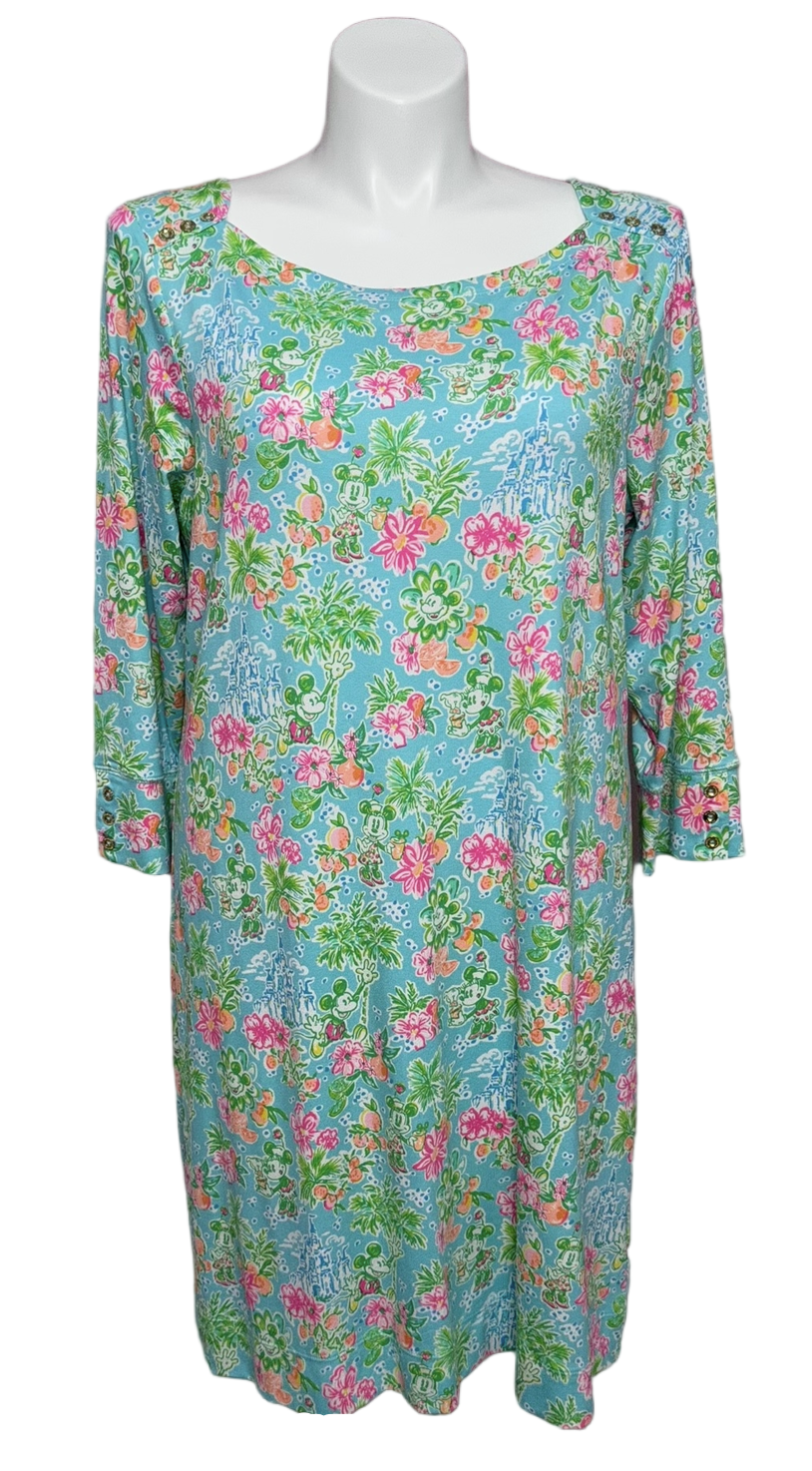 Lilly Pulitzer NWT - Sophie Dress - Blue Ibiza Lilly Loves Disney - Si ...